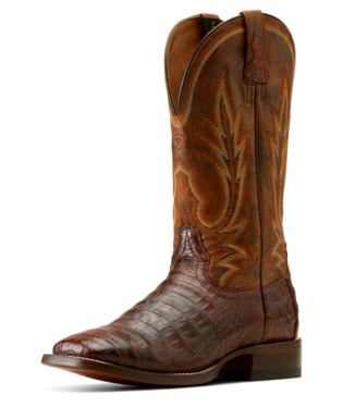 ARIAT 10042477 MEN'S GUNSLINGER CAIMAN BOOT DARK AMBER/RUST | Young's ...