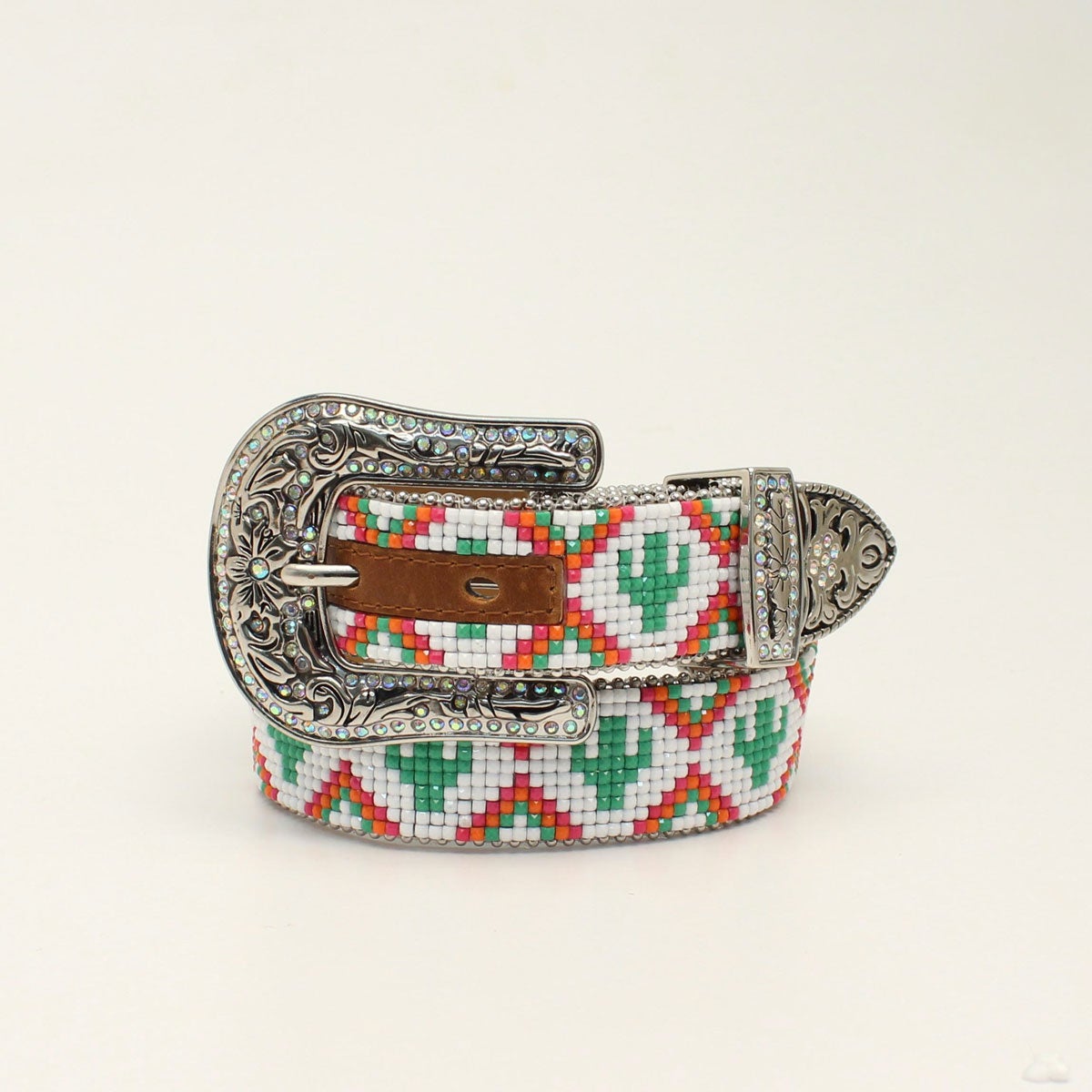 ANGEL RANCH D130000297 CACTUS BEADED BELT | Young's Western Wear