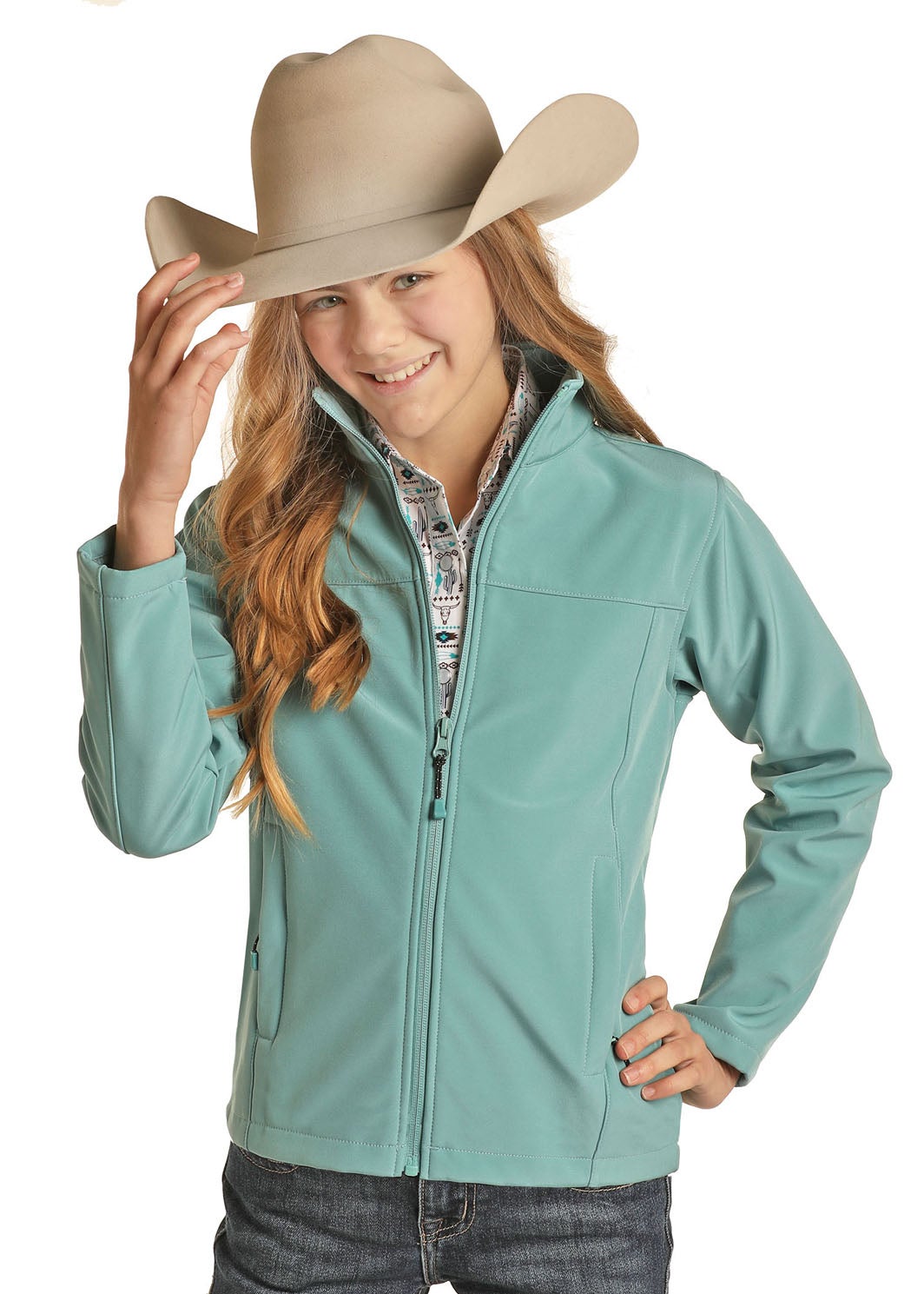 POWDER RIVER K2-9646 KIDS BONDED JADE JACKET | Young's Western Wear