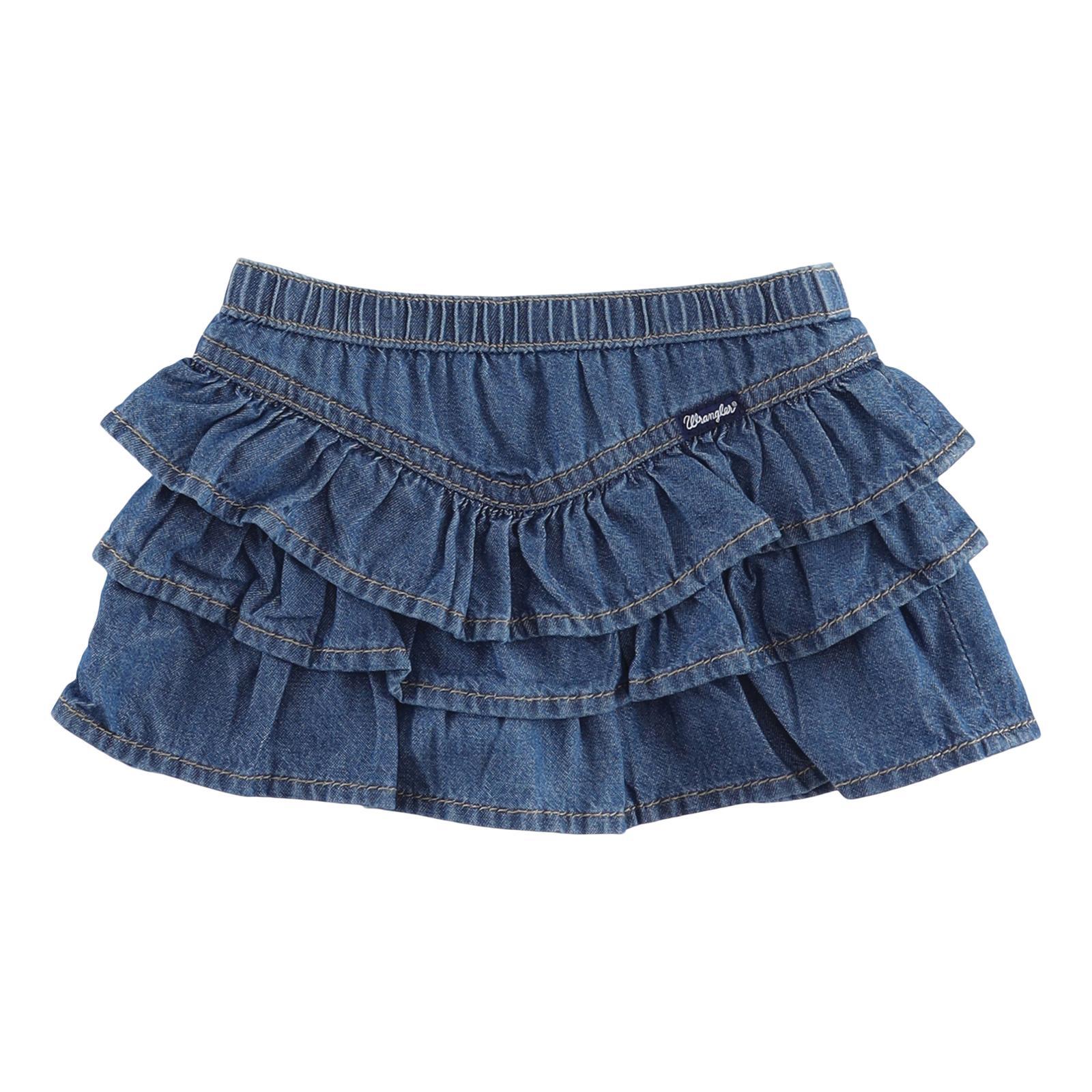 WRANGLER 112336747 BABY GIRL DENIM SKIRT | Young's Western Wear